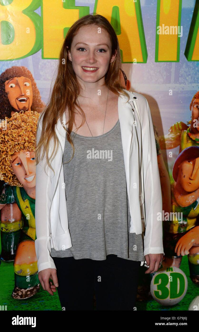 Eve Ponsonby attends the premiere of the film The Unbeatables at Vue ...
