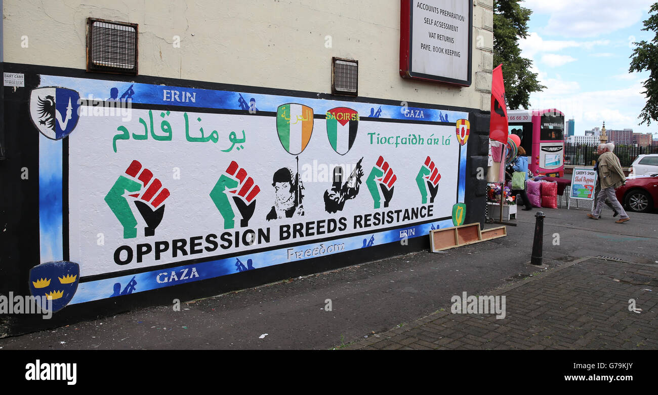 A pro palestine mural hi-res stock photography and images - Alamy
