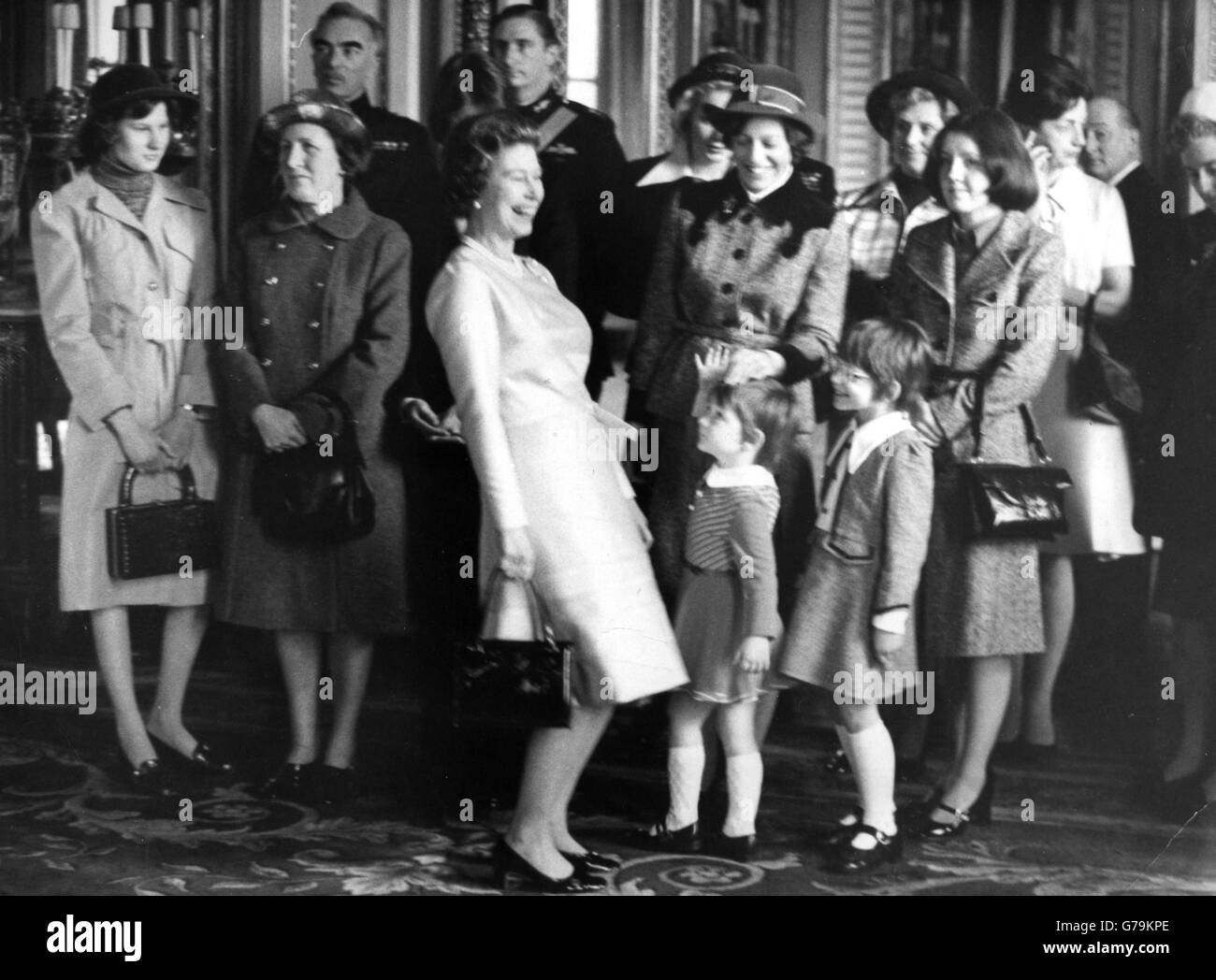 Royalty - Queen Elizabeth II - Buckingham Palace, London Stock Photo ...