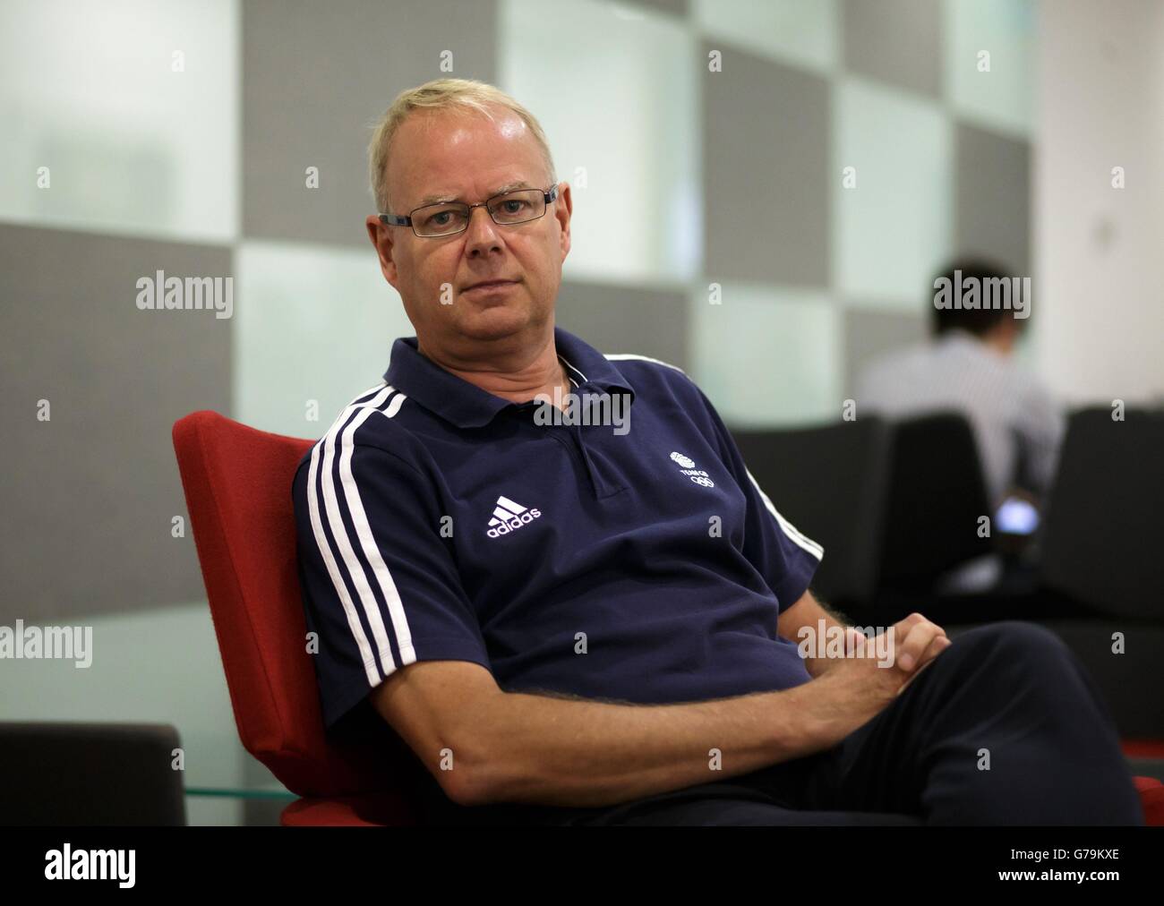 Mark England, Chef de Mission, BOA after a press conference at BAE ...