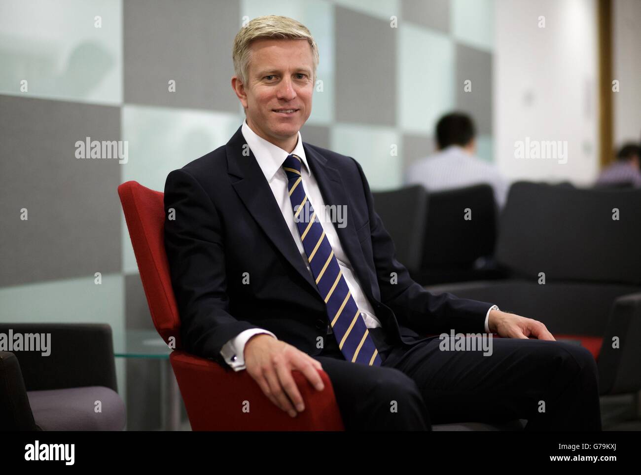 Simon Timson, director of performance, UK Sport after a press ...
