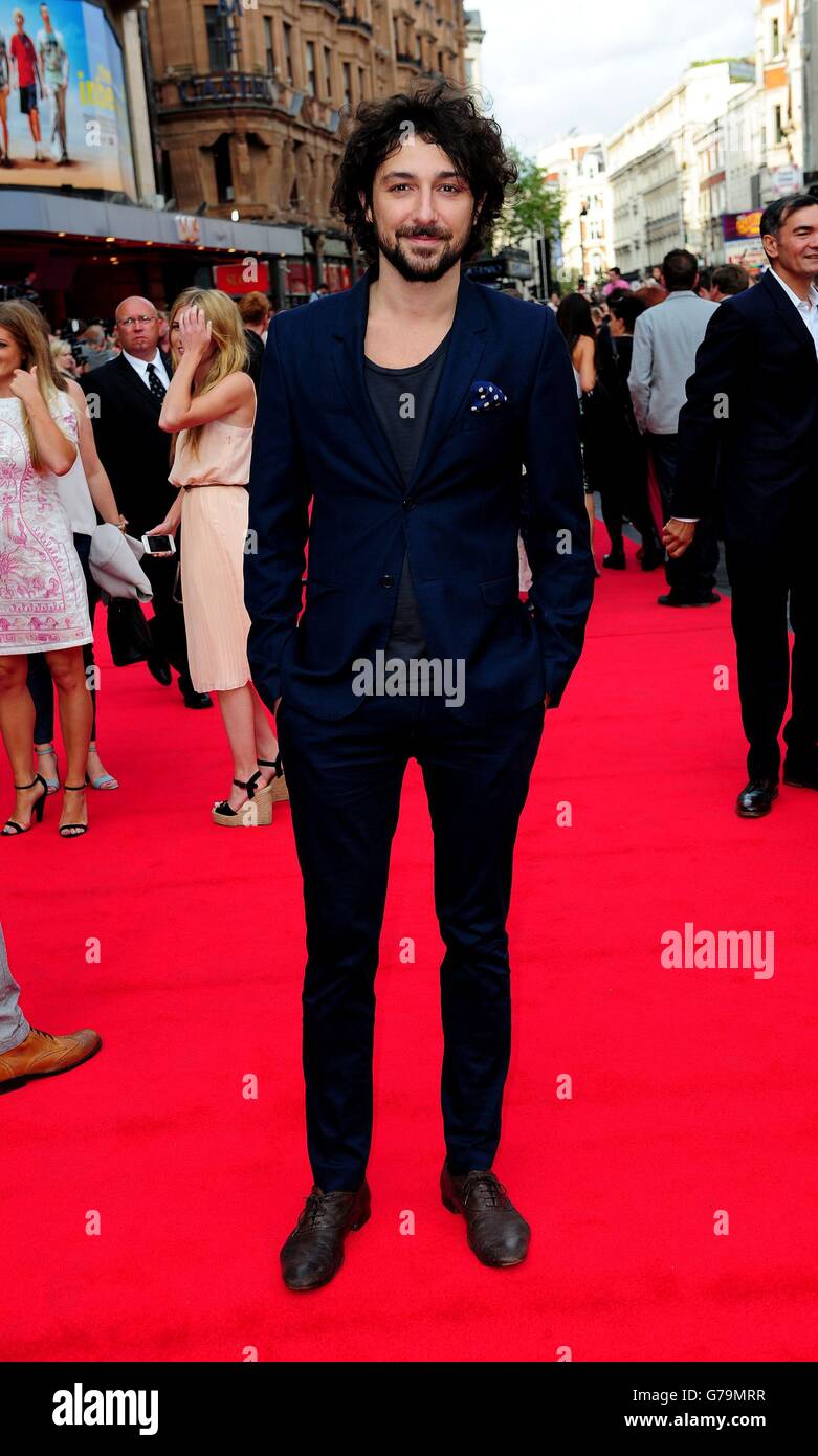 Alex Zane attending the premiere of new film The Inbetweeners 2 at the ...