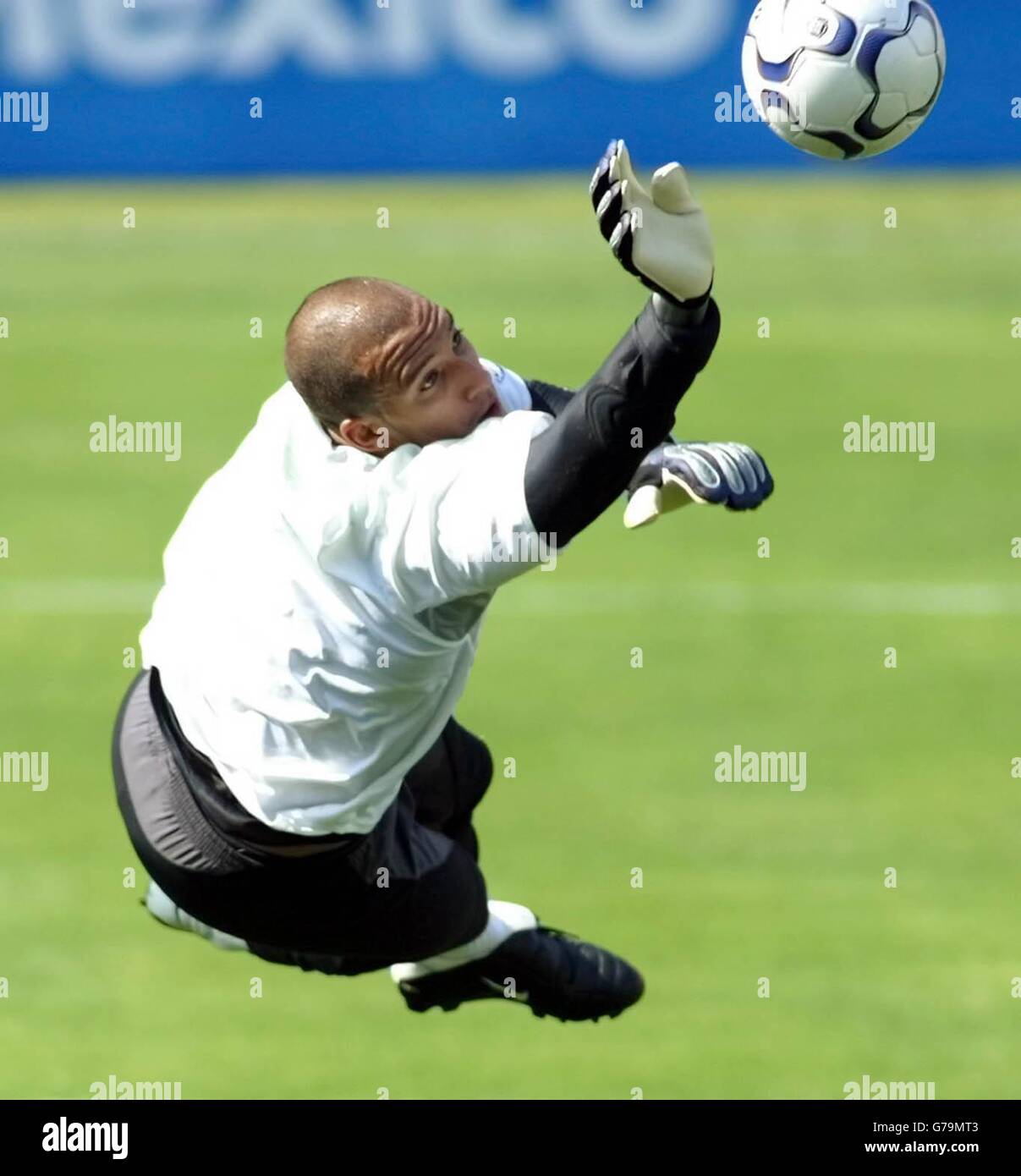 Football action tim howard hi-res stock photography and images - Alamy