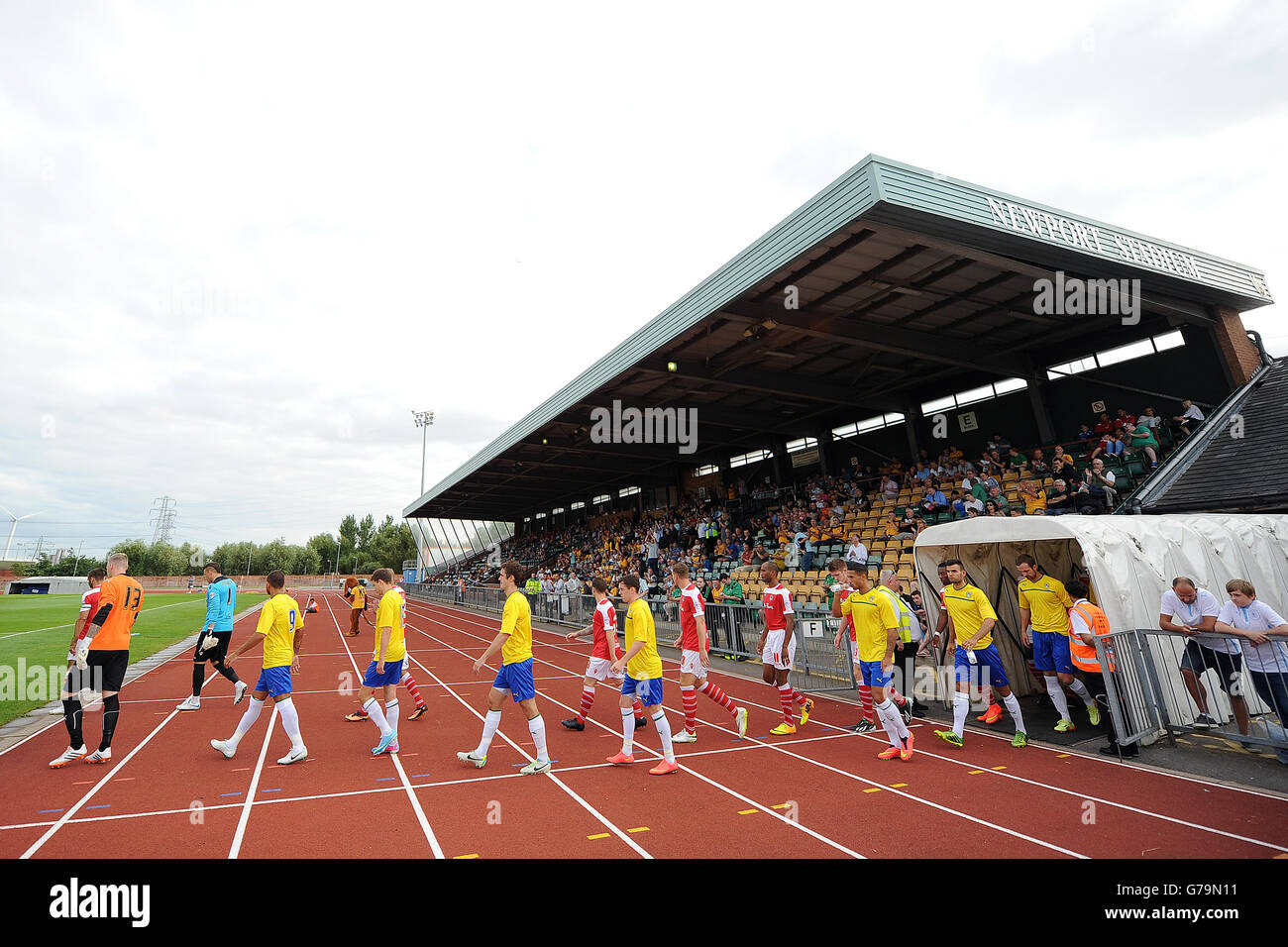 Soccer - Pre Season Friendly - Newport County v Coventry City - Spytty ...