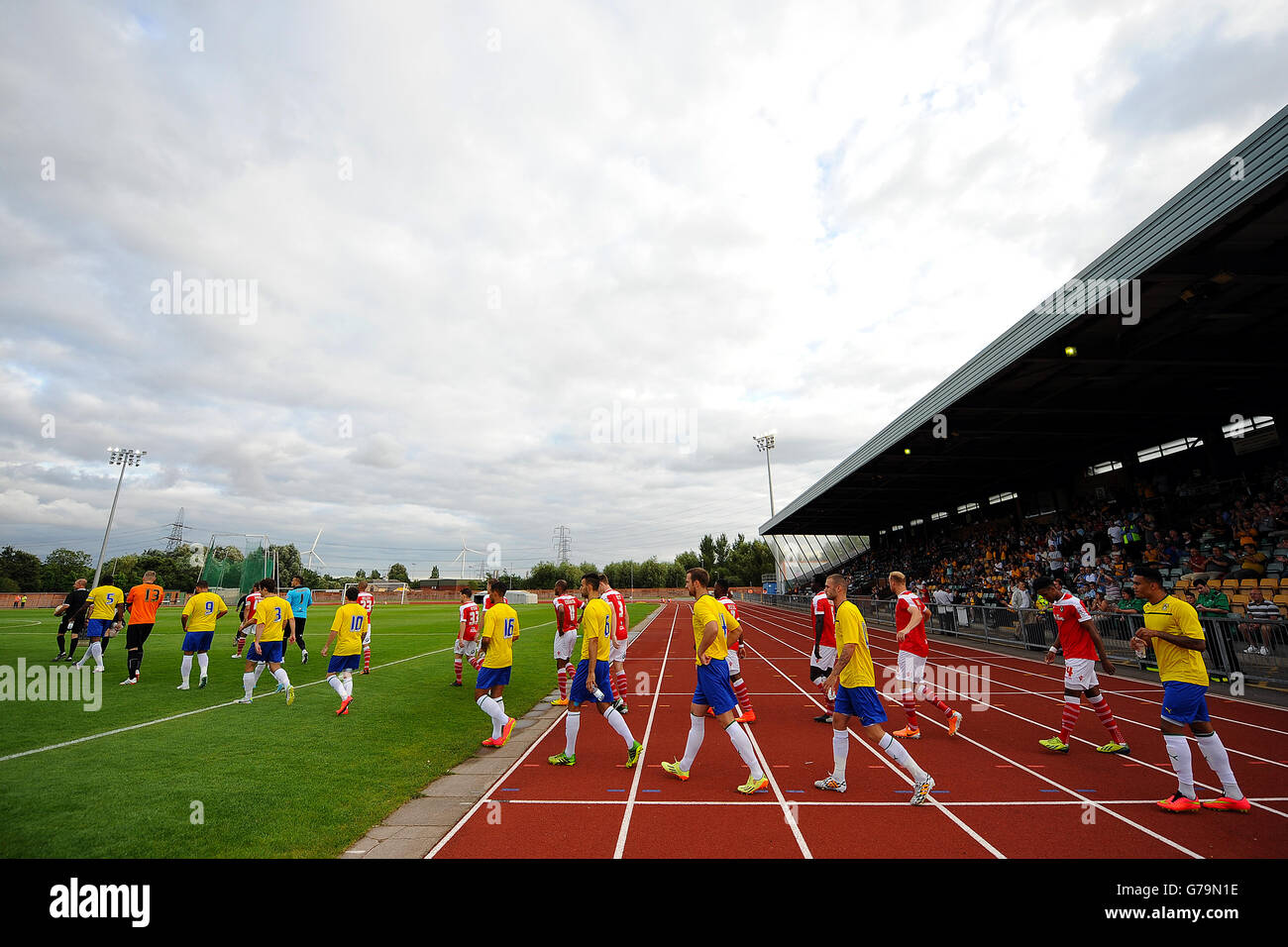 Soccer - Pre Season Friendly - Newport County v Coventry City - Spytty ...
