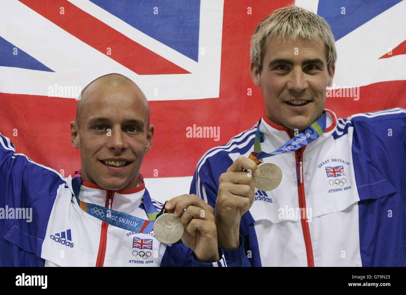 Britains leon taylor peter waterfield hi-res stock photography and ...