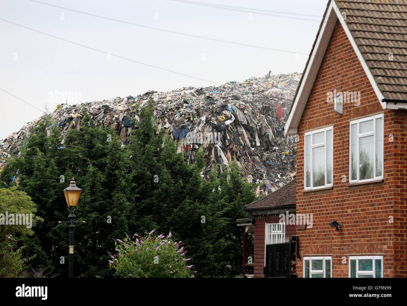 Rubbish cleared from Waste4Fuel site Stock Photo - Alamy
