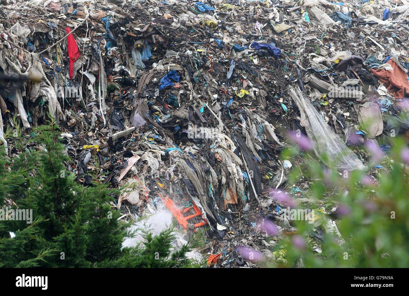 Rubbish cleared from Waste4Fuel site Stock Photo - Alamy