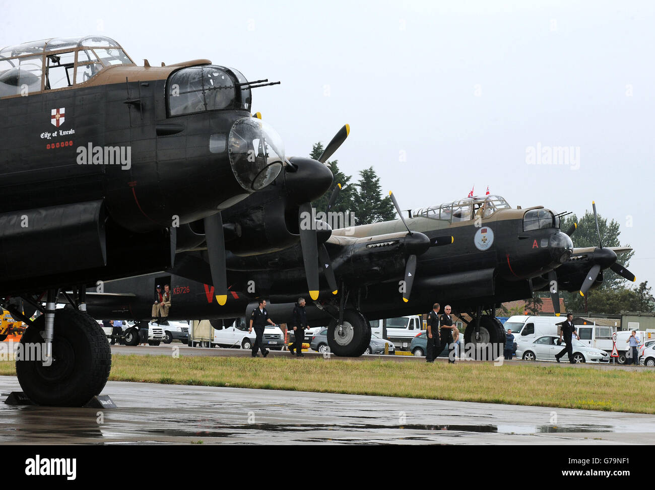 The Avro Lancaster Bomber, owned by the Canadian Warplane Heritage ...