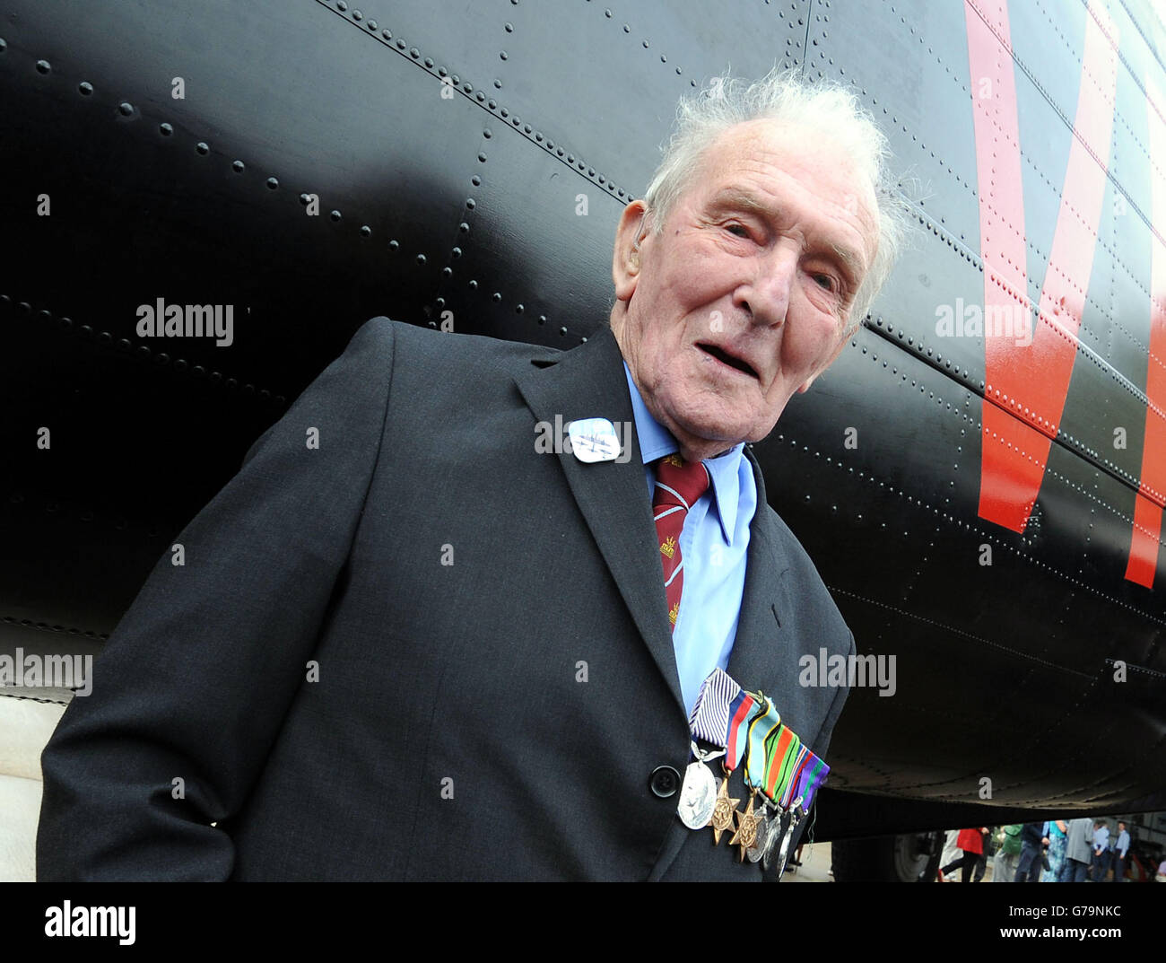 Lancaster Bomber flight Stock Photo - Alamy
