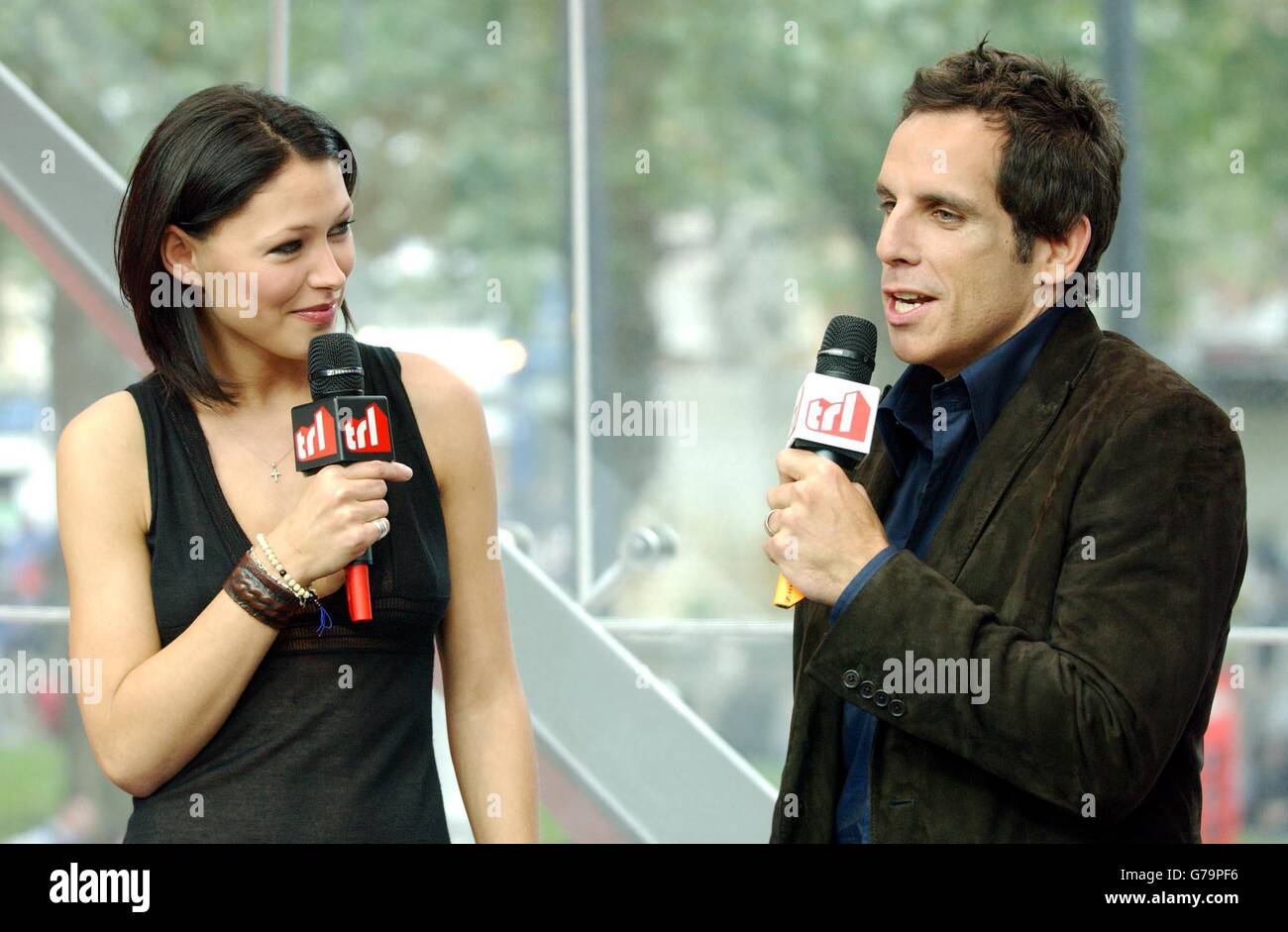 Ben Stiller MTV's TRL - Total Request Live - show Stock Photo - Alamy