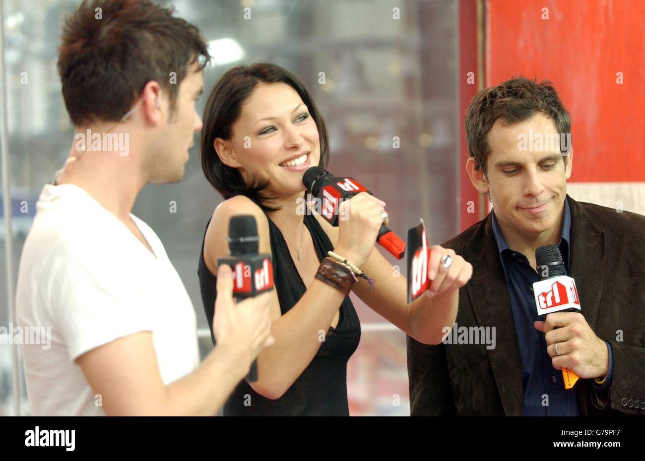 Ben Stiller MTV's TRL - Total Request Live - show Stock Photo - Alamy