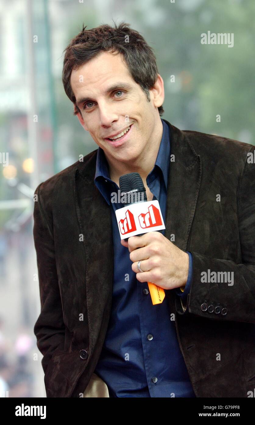 Ben Stiller MTV's TRL - Total Request Live - show Stock Photo - Alamy