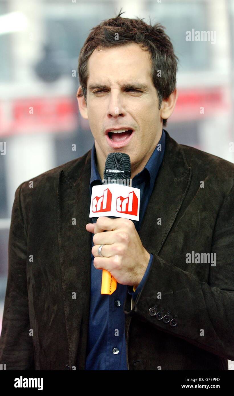 Ben Stiller MTV's TRL - Total Request Live - show Stock Photo - Alamy