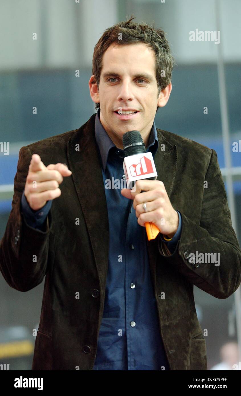 Ben Stiller MTV's TRL - Total Request Live - show Stock Photo - Alamy