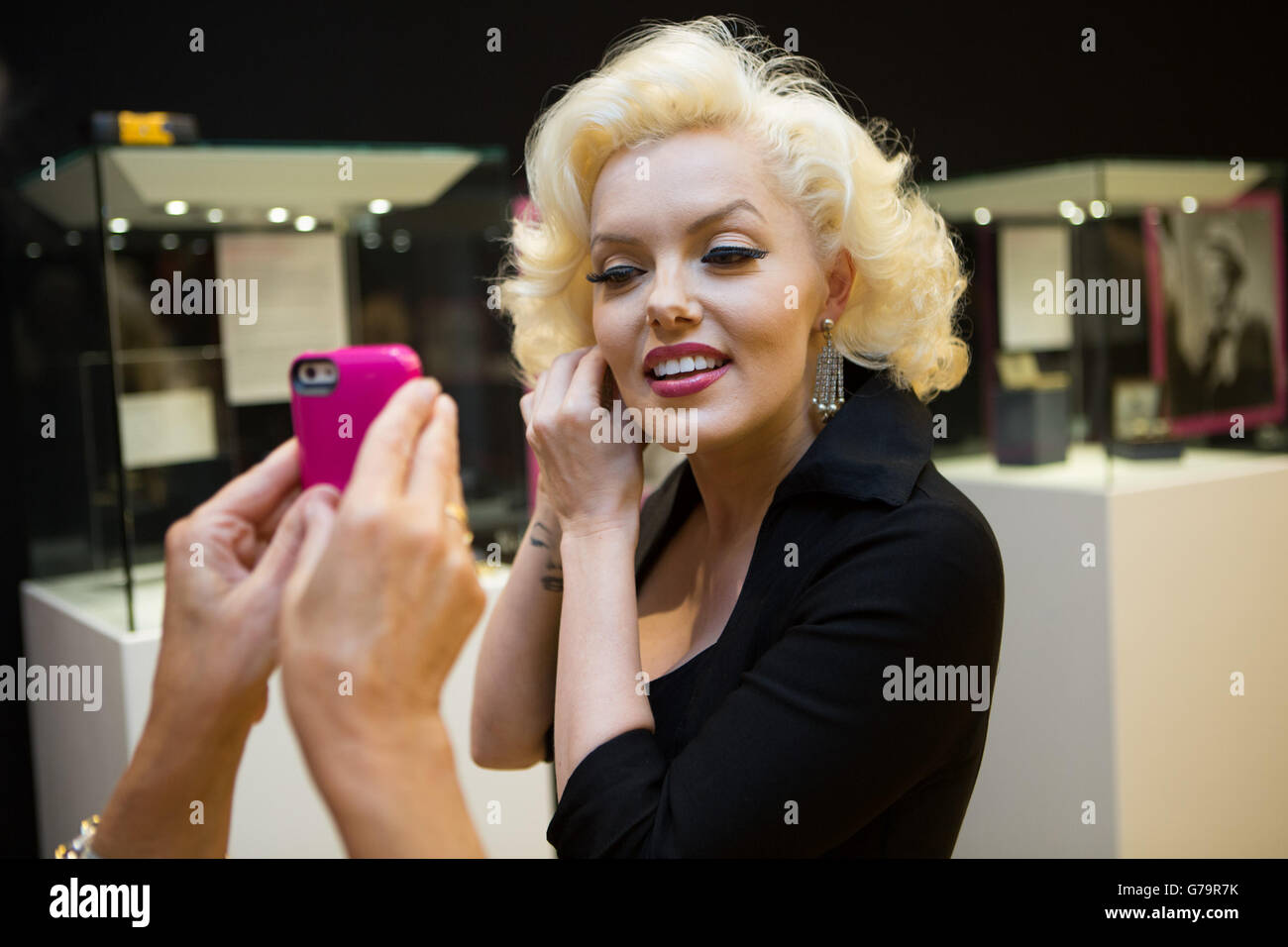 Famous and Infamous exhibition - Christie's Stock Photo - Alamy