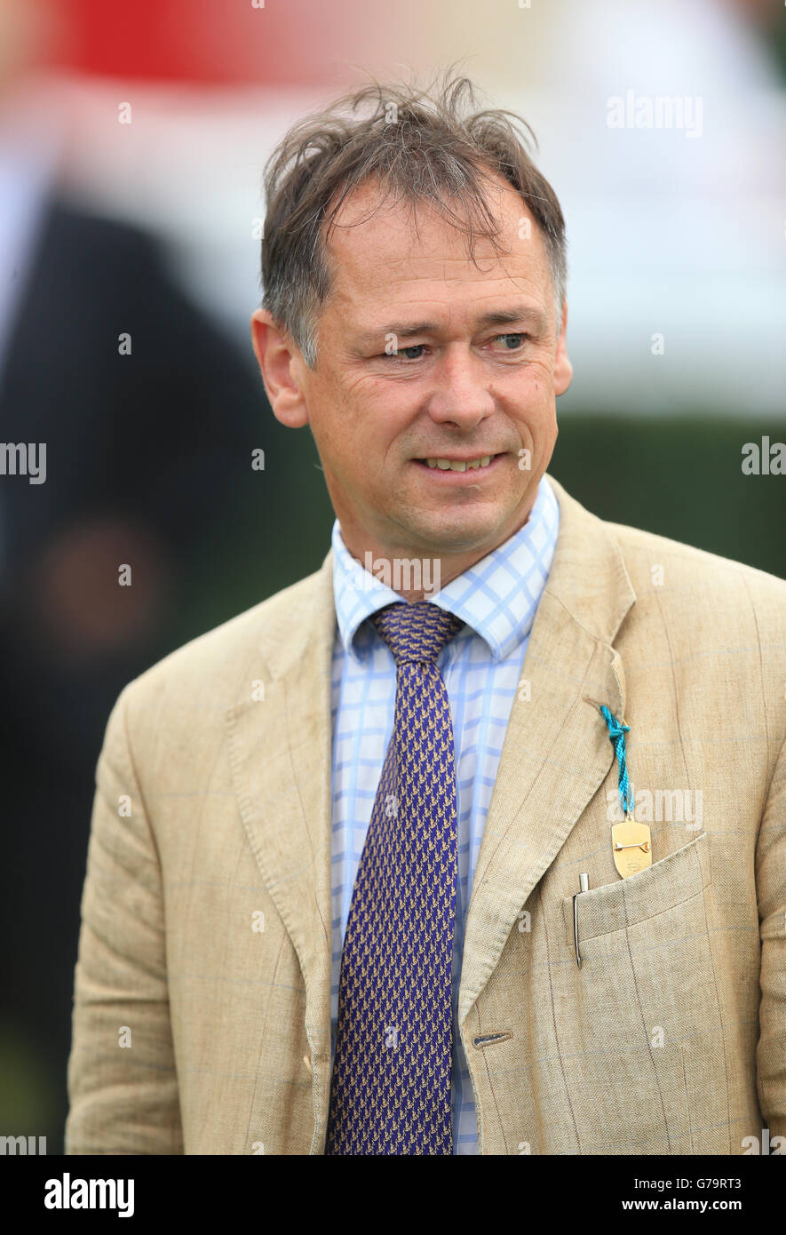 Trainer geoffrey deacon at newbury racecourse hi-res stock photography ...