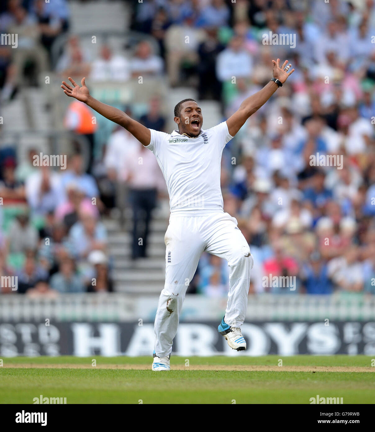 England's Chris Jordan Unsuccessfully appeals for the wicket of India's ...