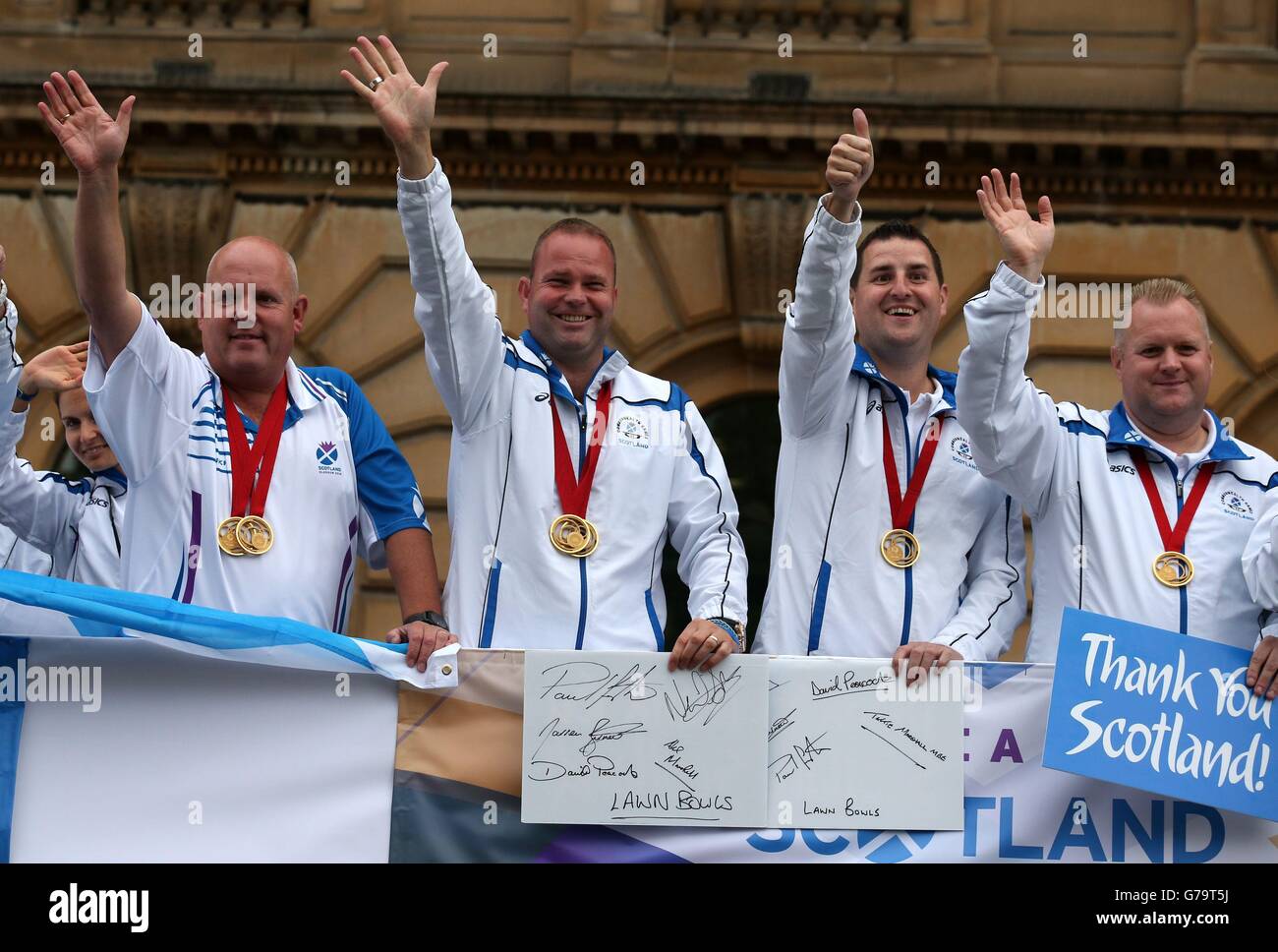 Team scotlands left right alex marshall hi-res stock photography and ...