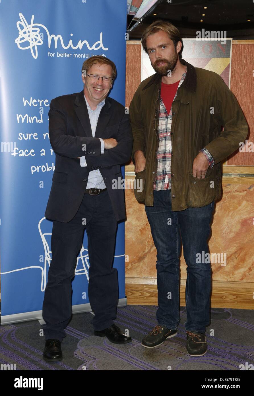 Paul Farmer, (left), CEO of Mind alongside Founder and director of ...