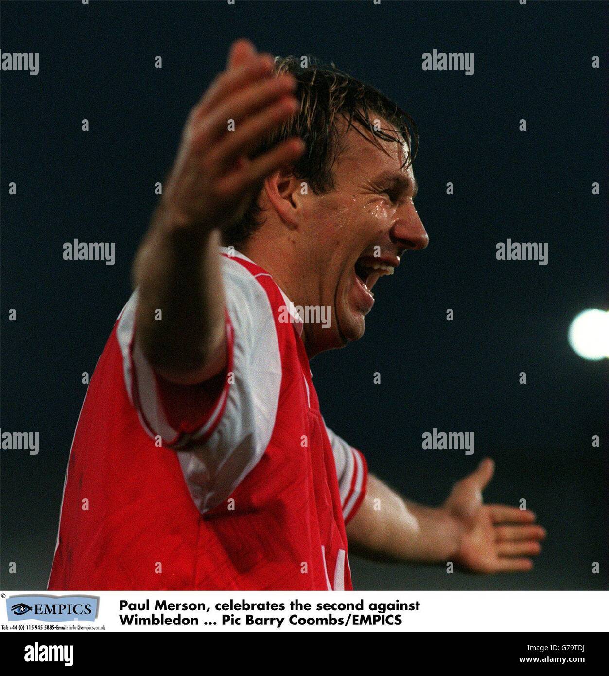 Paul merson arsenal premier league hi-res stock photography and images ...
