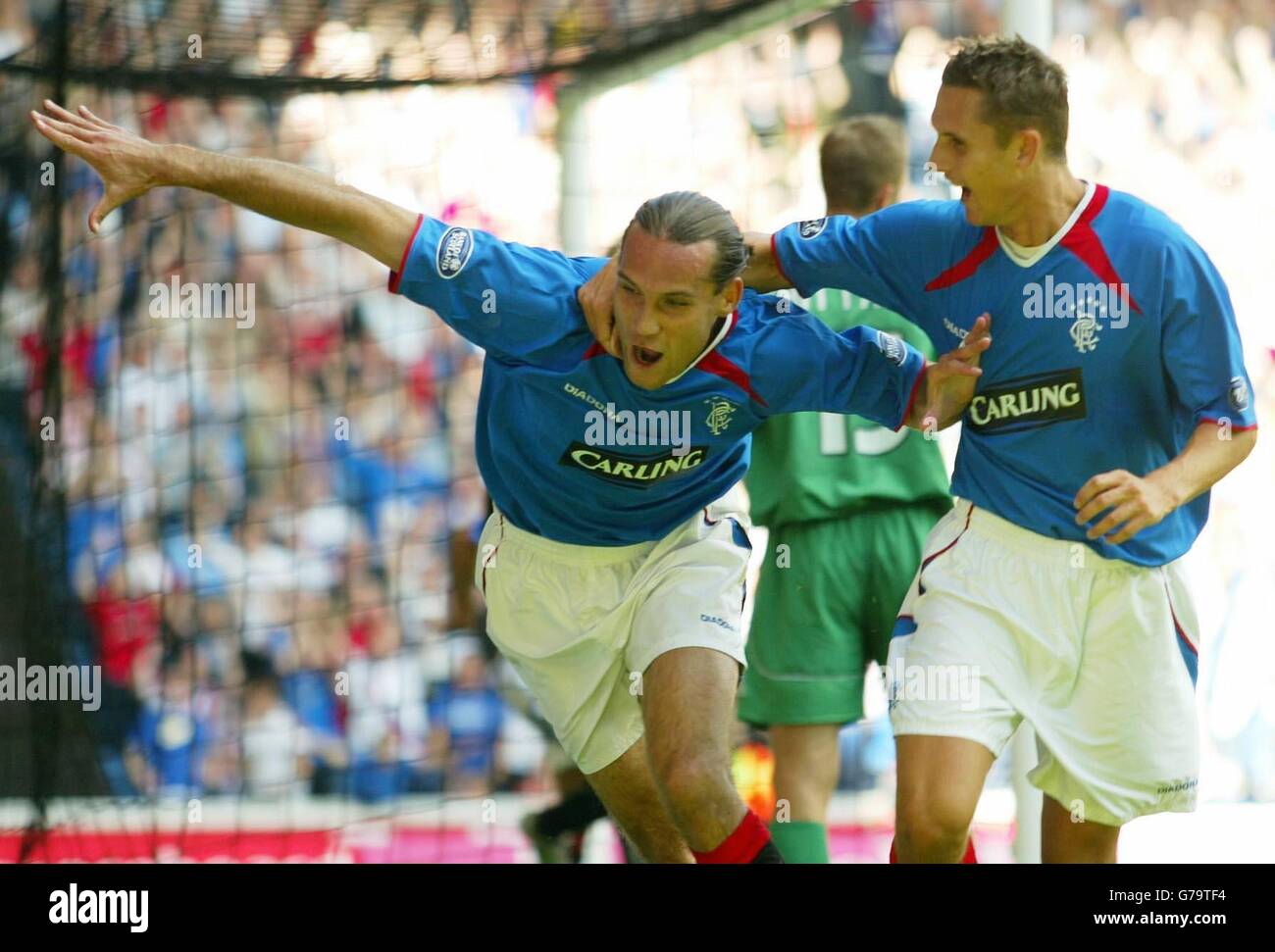 Rangers dado prso celebrates scoring hi-res stock photography and ...