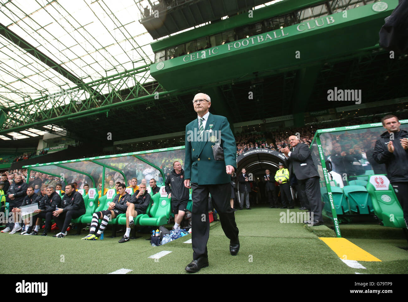 Celtic former owner Fergus McCann prior to kick off at the Scottish ...