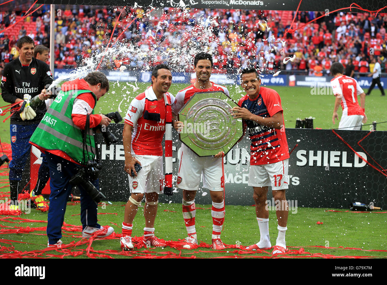Soccer - Community Shield - Arsenal v Manchester City - Wembley Stadium ...
