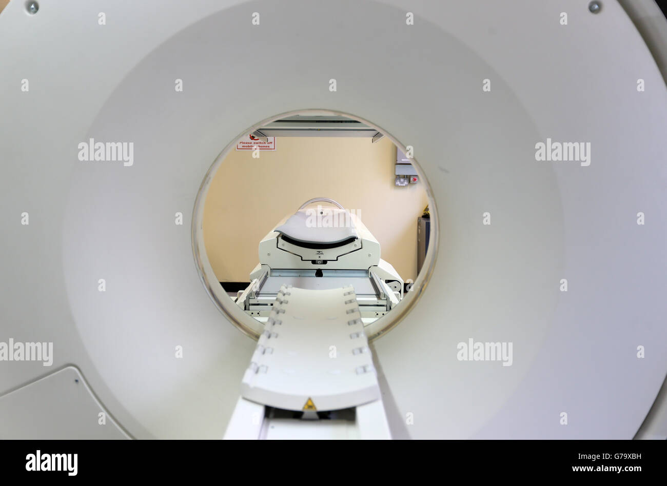 A CT scanner at the Royal Liverpool University Hospital, Liverpool ...