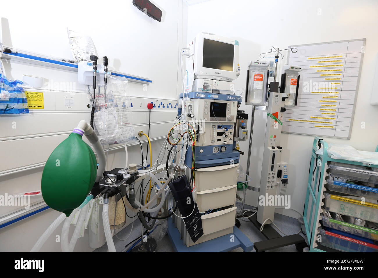 A crash room at the Royal Liverpool University Hospital, Liverpool ...
