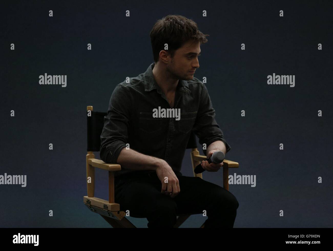 Daniel Radcliffe Q&A - London Stock Photo - Alamy