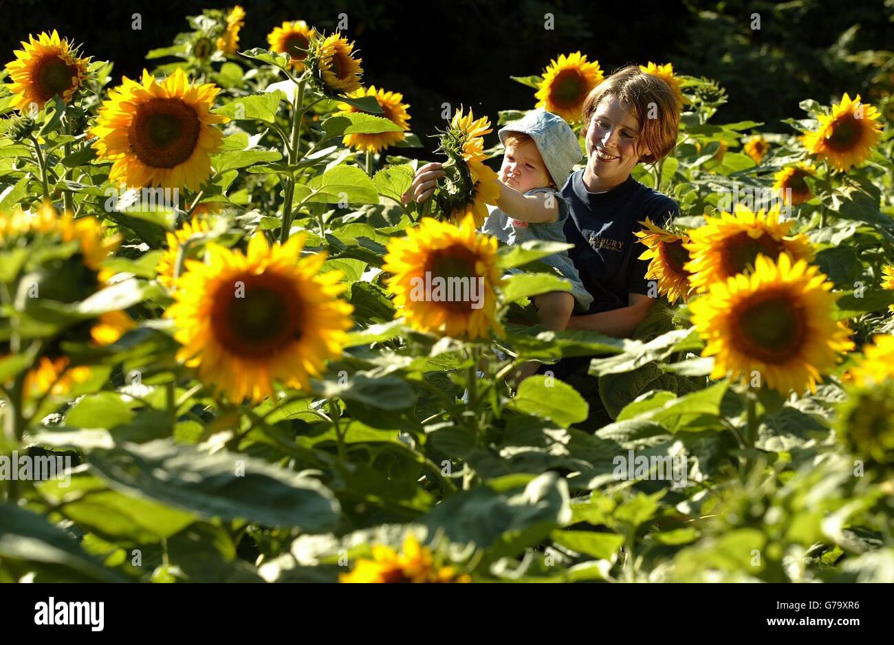 Rachel Foster And Her One Year Old Daughter Hattie Marvel At The
