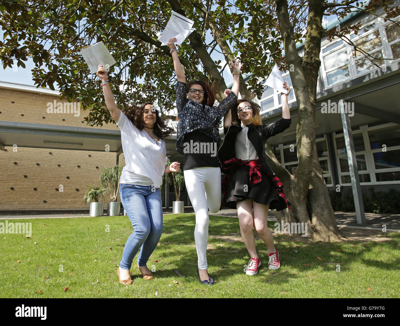 (Left-right) Gizem Kadinkuyu, Jodie White and Stephanie O'Reilly ...