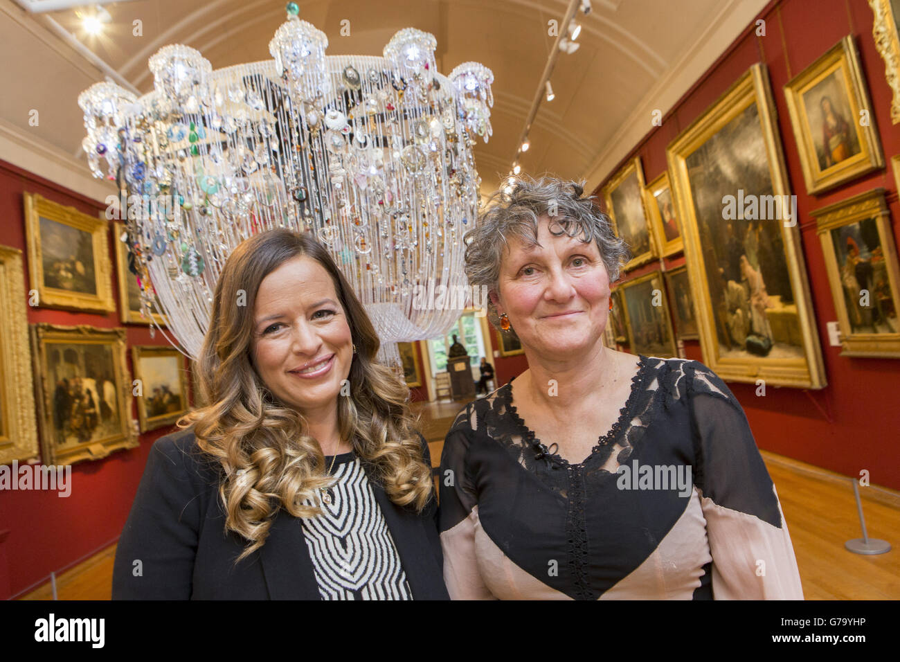 Which she created with fellow artist sharon campbell hi-res stock ...