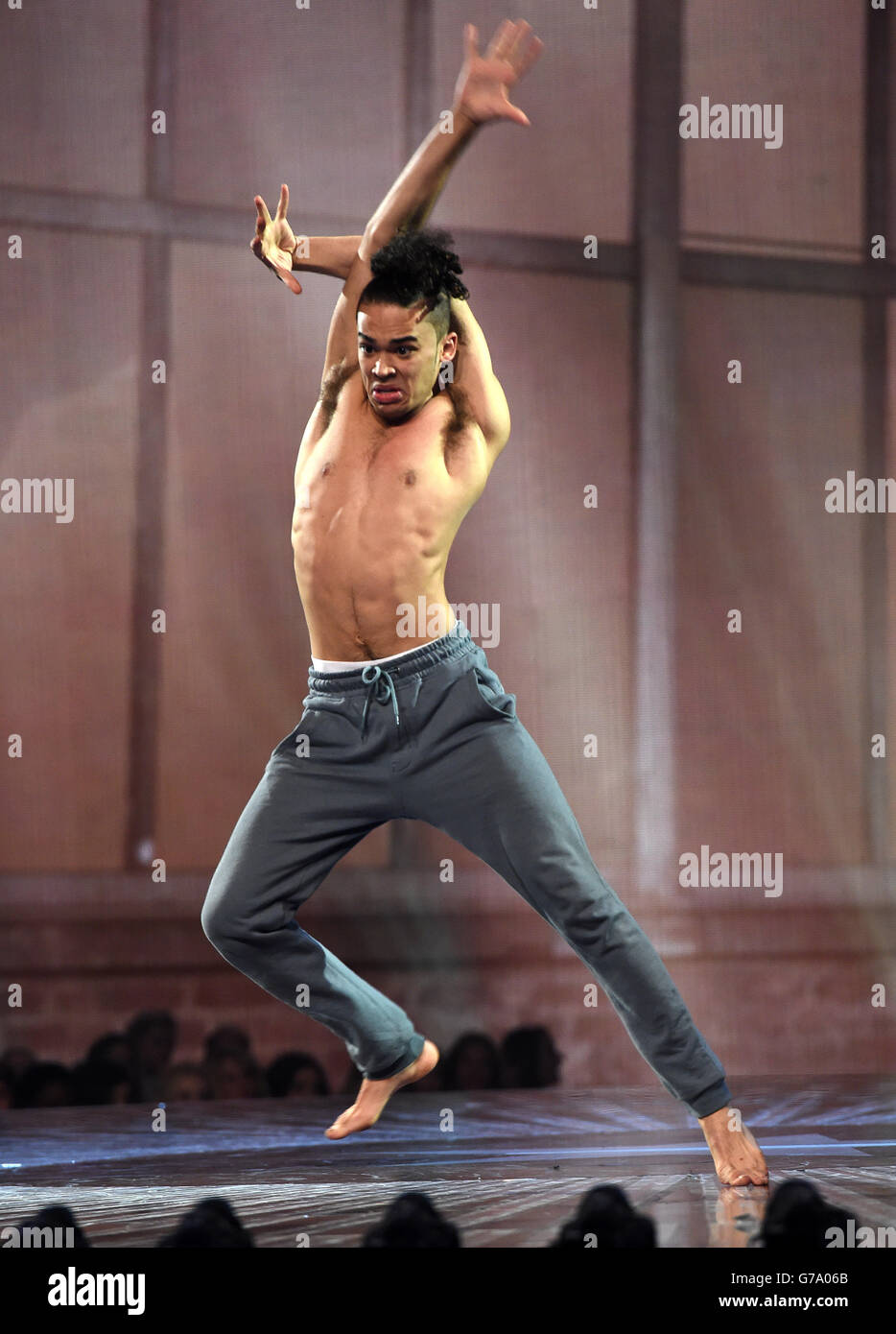 Kaner Flex performs on the live show of Sky 1's Got To Dance TV ...