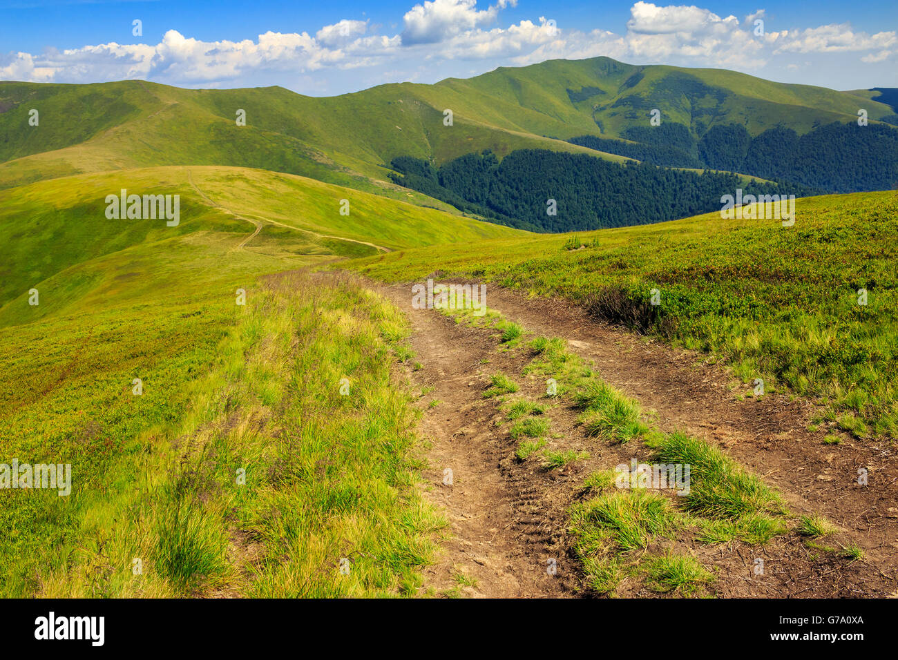 Wide trail near slope hi-res stock photography and images - Alamy
