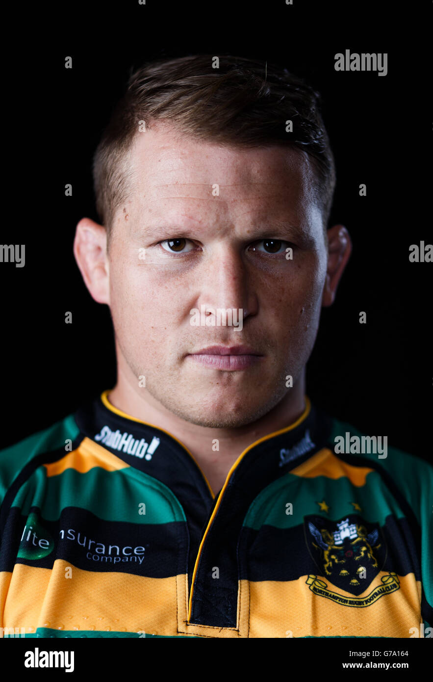 Northampton Saints captain Dylan Hartley during the launch of the new ...