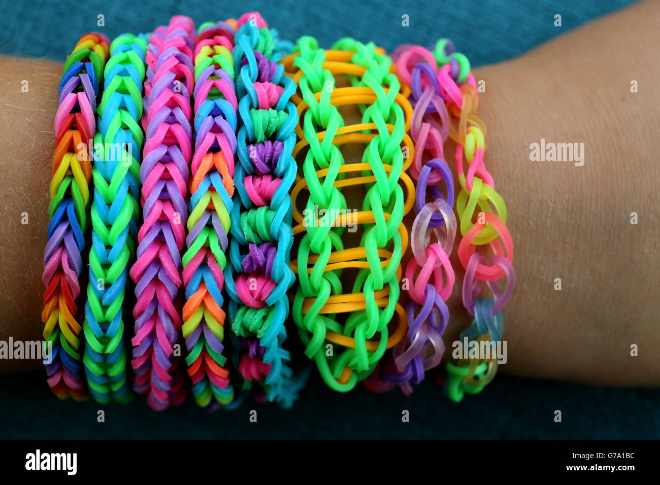 Loom Bands stock Stock Photo - Alamy
