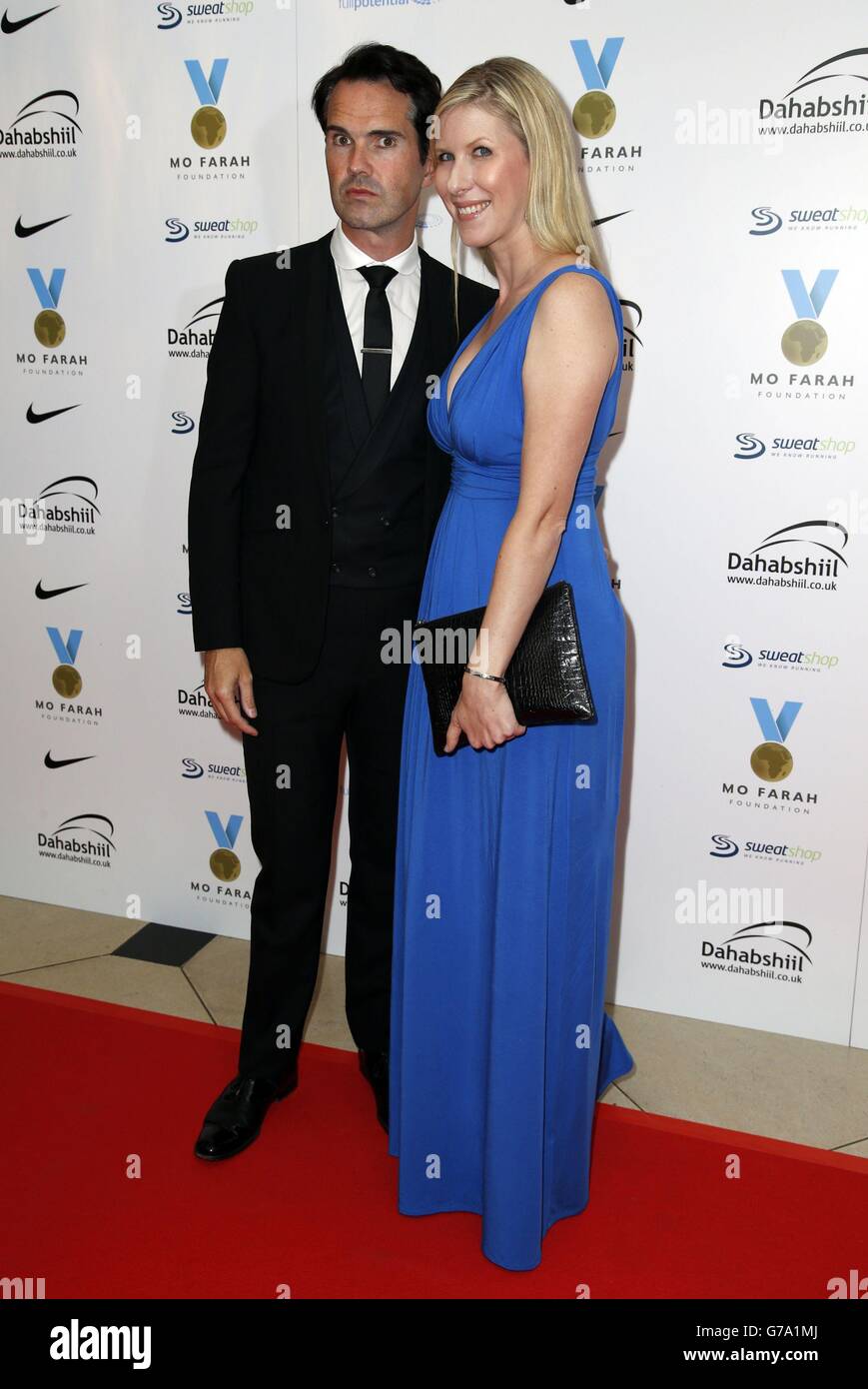 Jimmy Carr (left) alongside his partner Karoline Copping attend the Mo ...