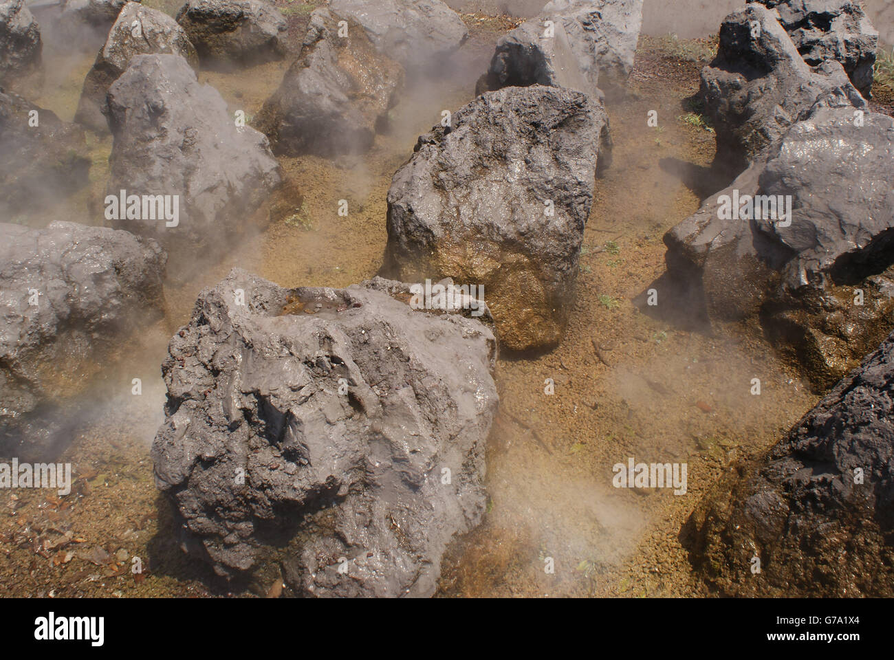 Steaming stones hi-res stock photography and images - Alamy