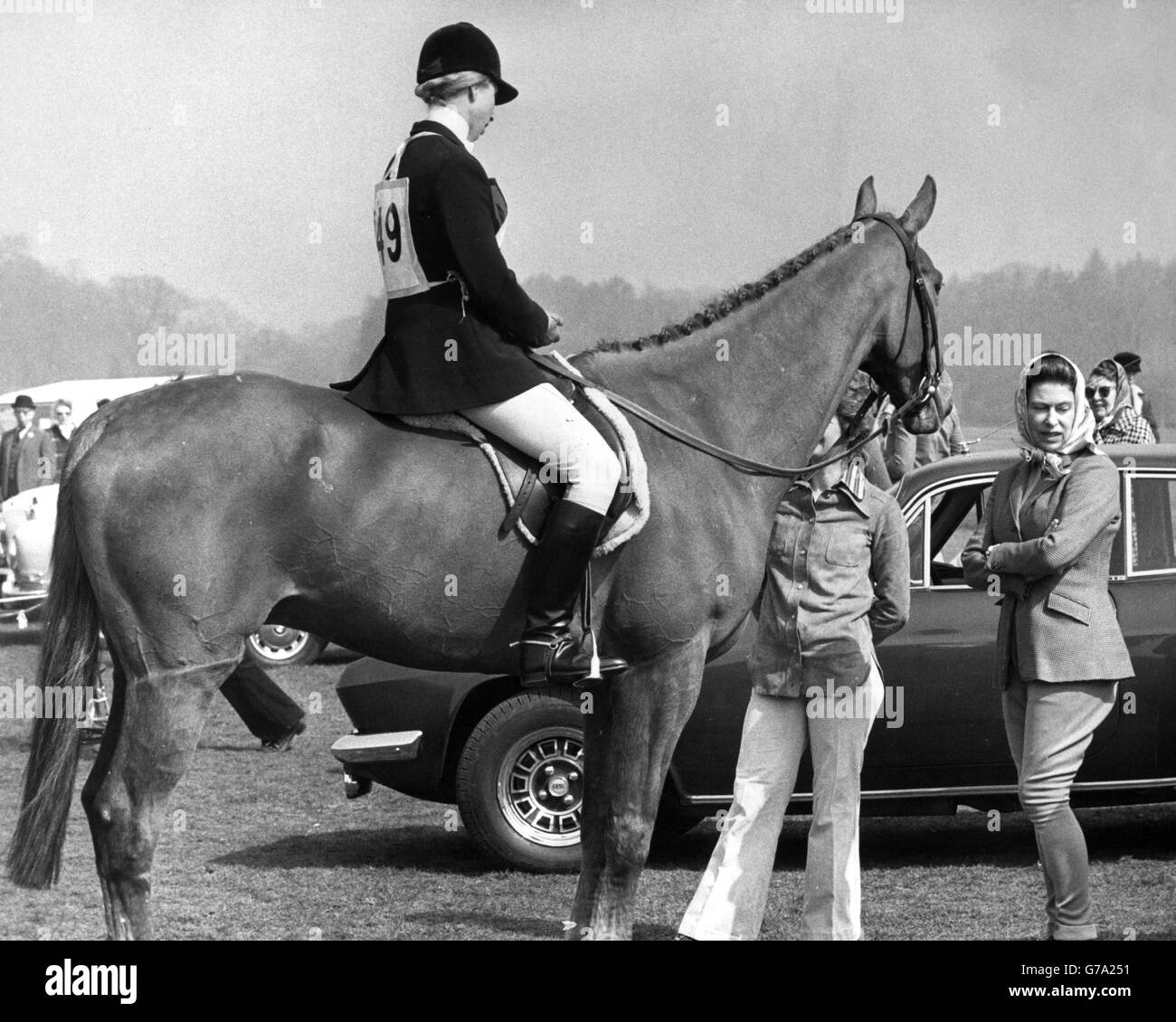 Princess anne competing on horse hi-res stock photography and images ...