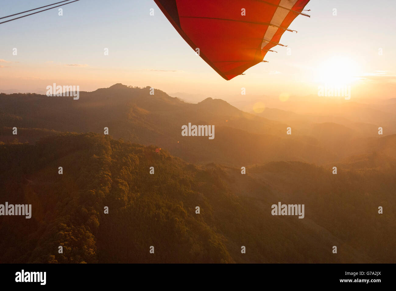 Aerial landscape of Zimbabwe Stock Photo - Alamy