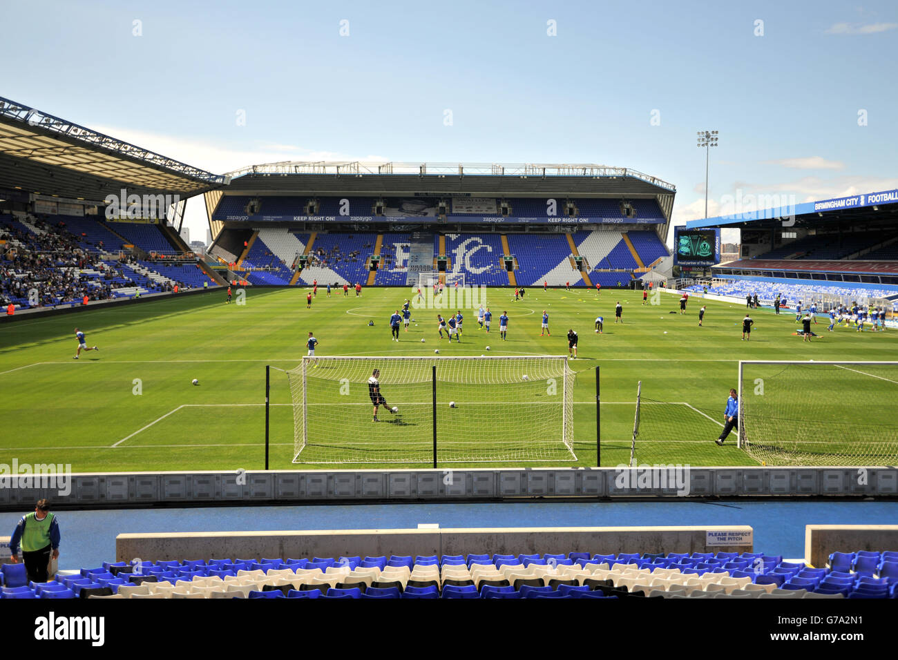 A general view of St Andrew's, home of Birmingham City Stock Photo - Alamy