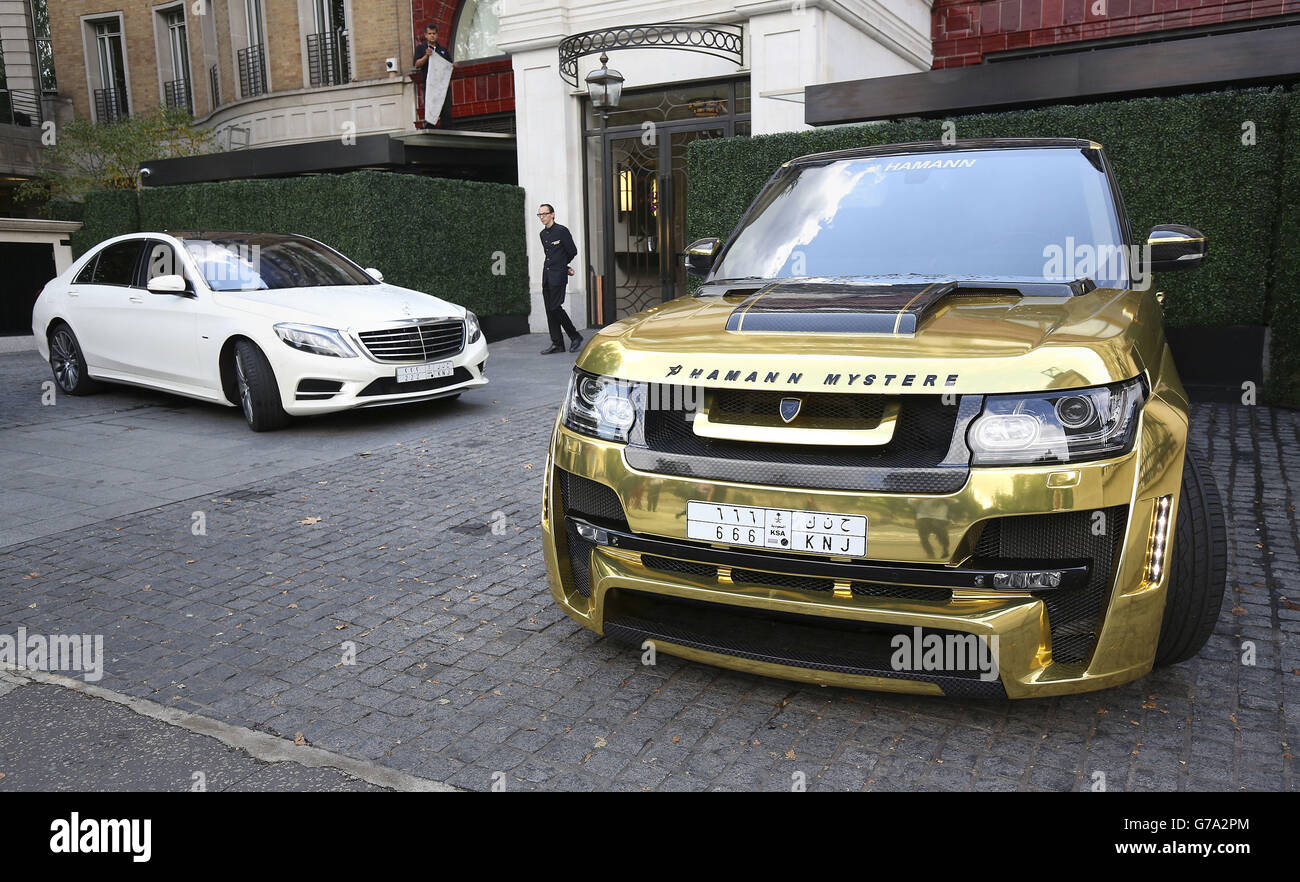 Middle Eastern cars in London Stock Photo - Alamy