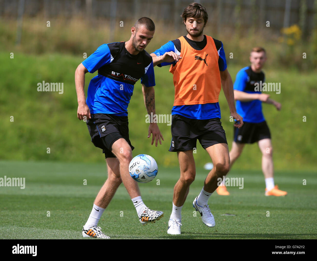Coventry citys billy daniels and adam barton hi-res stock photography ...