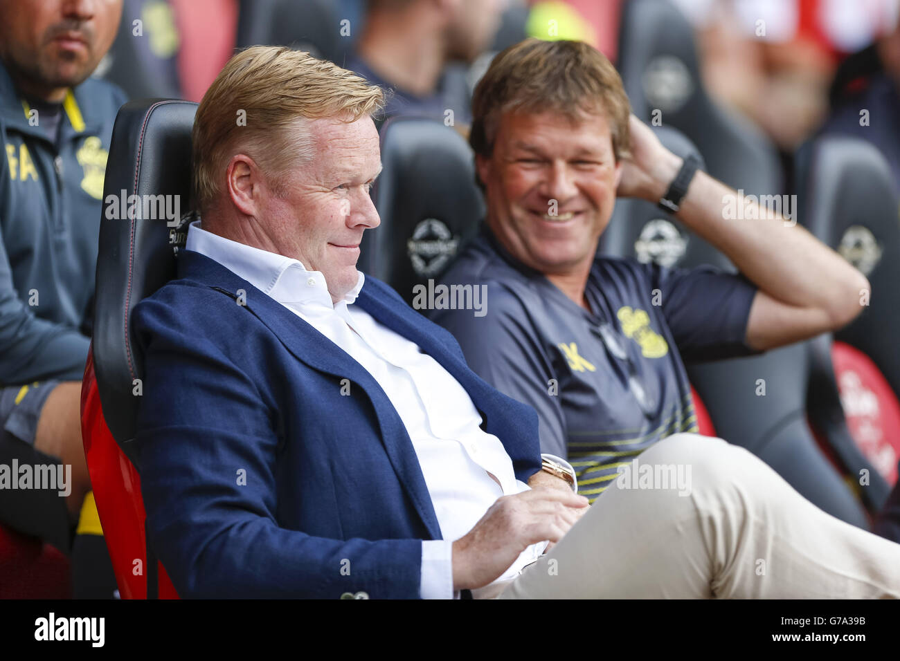 Southampton Manager Ronald Koeman (left) and his brother Erwin are ...