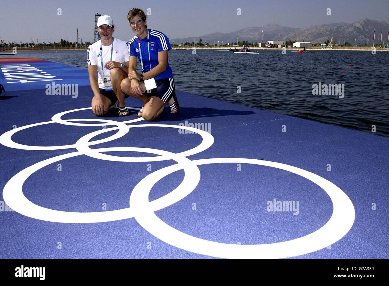 Great Britain's Women's Pair rowing team Cath Bishop (l) and Katherine ...