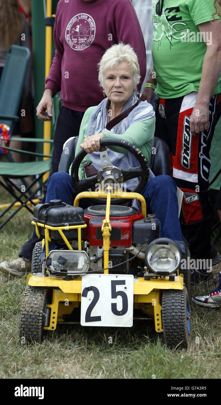 British Lawn mower race - Sussex Stock Photo - Alamy