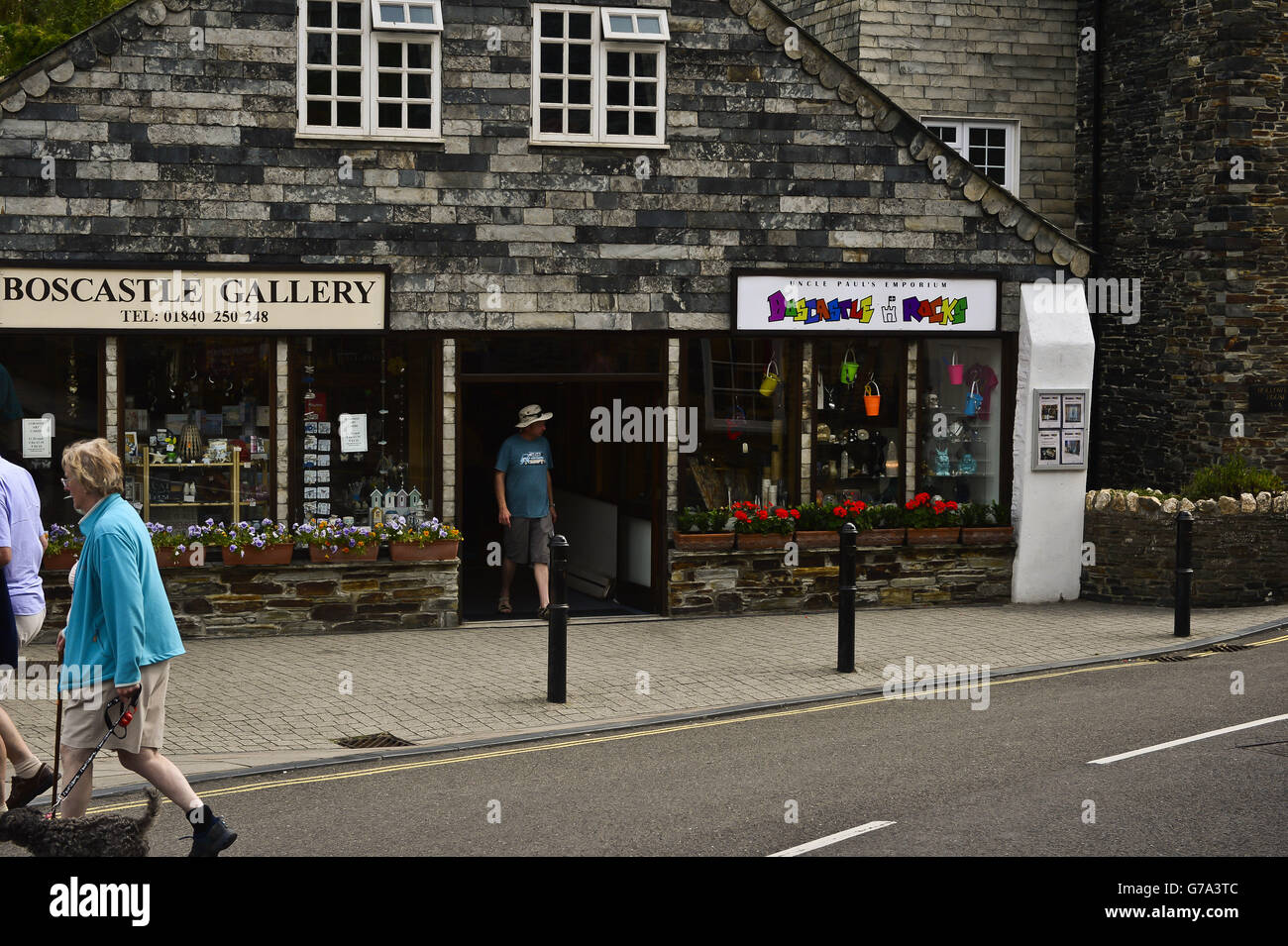 Boscastle Gallery and Uncle Paul's Emporium Boscastle Rocks shops by ...