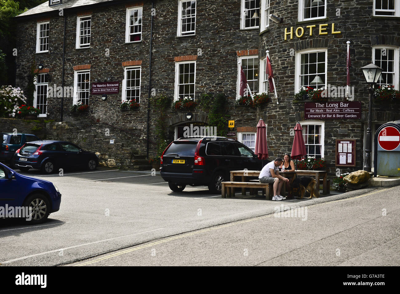 Wellington hotel boscastle hi-res stock photography and images - Alamy